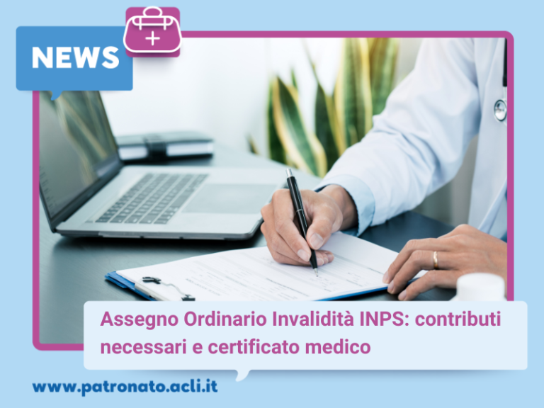 Assegno Ordinario Invalidità INPS: contributi necessari e certificato ...